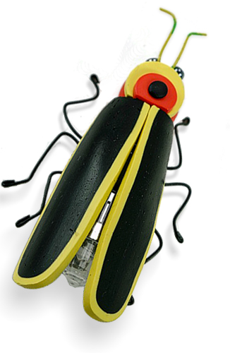 Polymer fireflies – Polymer Clay Daily