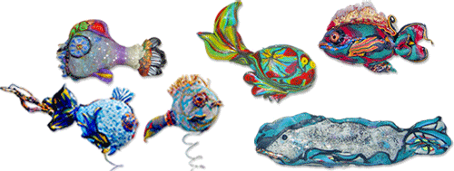 Becker’s wild polymer fish – Polymer Clay Daily