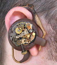 Polymer steampunk communication device – Polymer Clay Daily