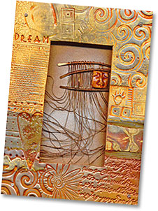 Sanders collage – Polymer Clay Daily