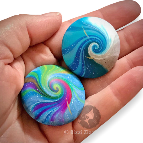 Centering with Peace Pebbles – Polymer Clay Daily