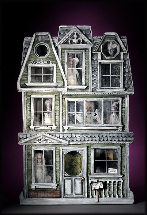 haunted miniatures on Pinterest | Haunted Dollhouse, Haunted Houses and ...