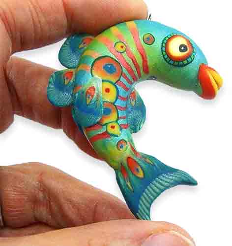 Fishing for something – Polymer Clay Daily