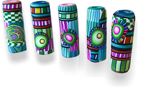 Topped tubes – Polymer Clay Daily
