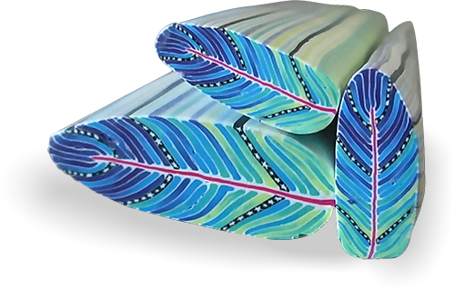 Tickled by feathers – Polymer Clay Daily