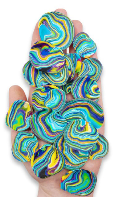 Alien agate – Polymer Clay Daily