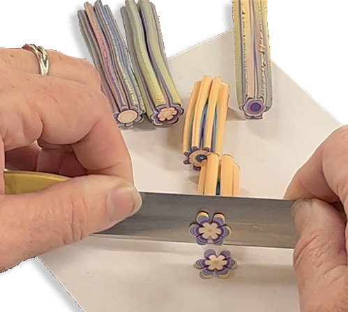 Cold cut flowers – Polymer Clay Daily