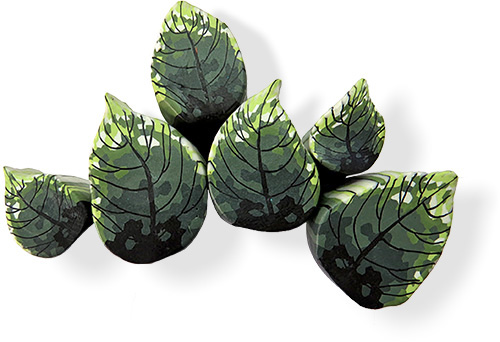 Spring leaf cane – Polymer Clay Daily