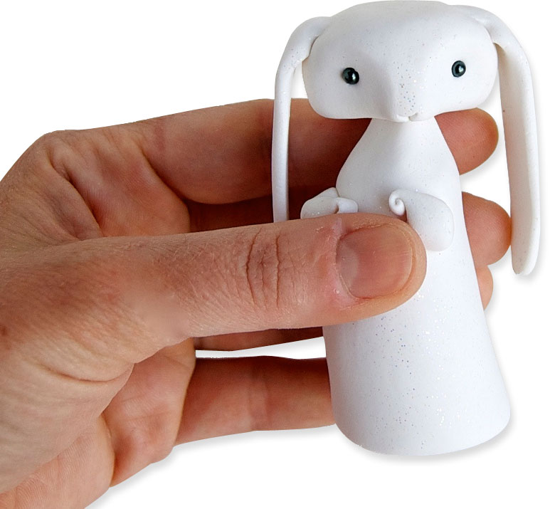 A polymer rabbit that teaches – Polymer Clay Daily