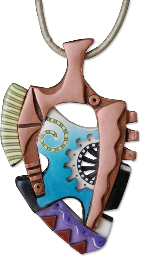 Fractured polymer geometry – Polymer Clay Daily